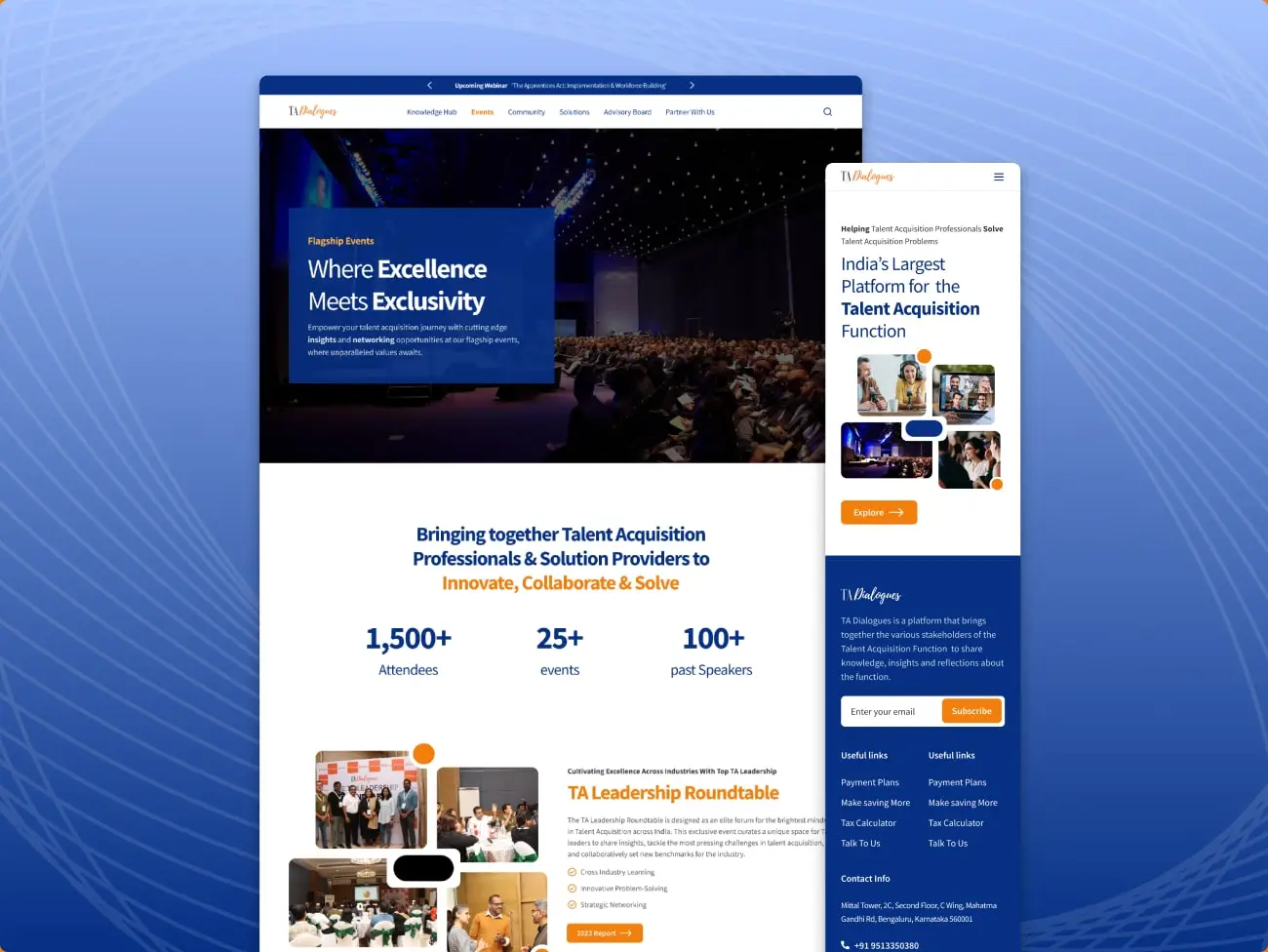 Responsive WordPress Website for Talent Acquisition Consultancy