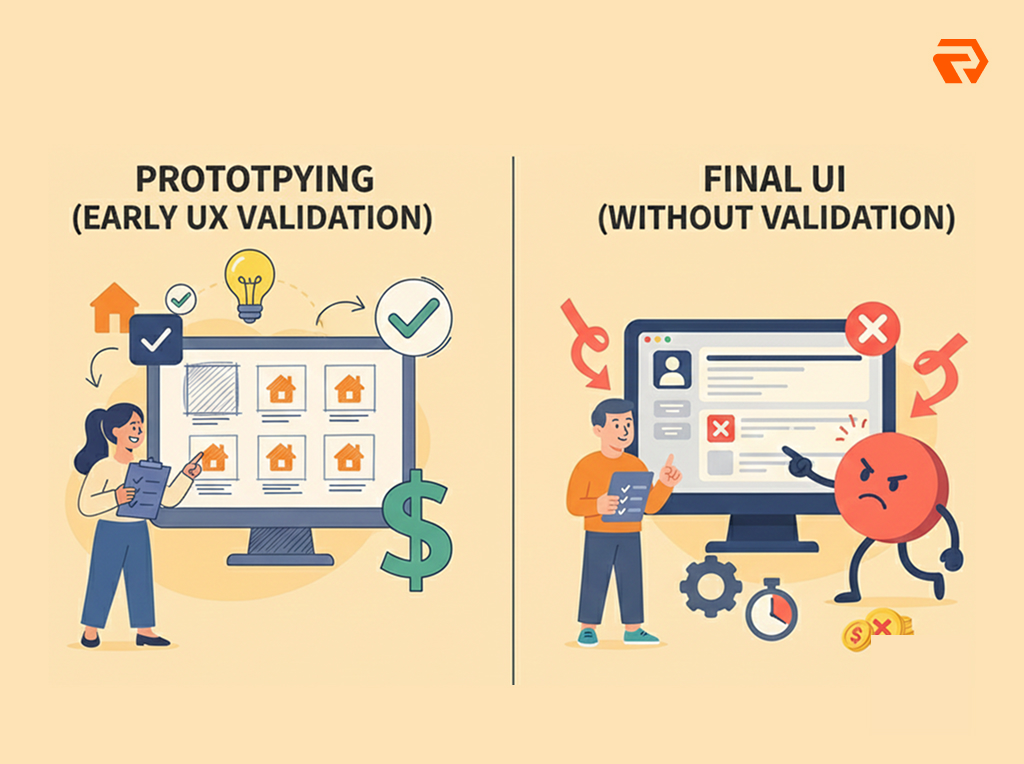 Prototyping vs Final UI: How Early UX Validation Saves Time, Money, and ...